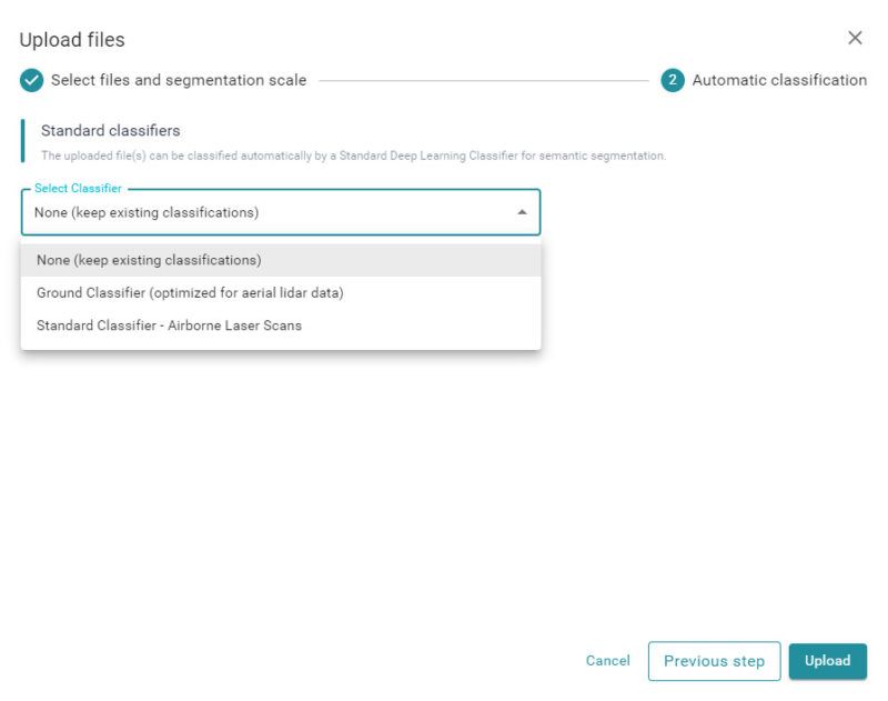 Point Cloud Standard Classifier - automated mapping | Pointly
